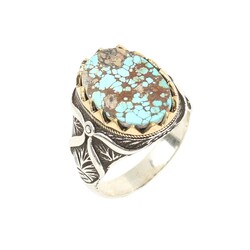 Men's Gemstone Rings | 925 Sterling Silver Ring | NUSRETTAKI